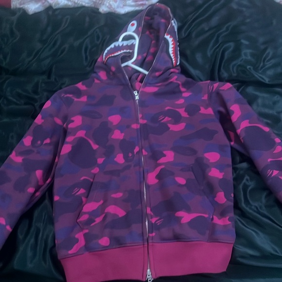 Bape | Sweaters | Purple Bape Hoodie | Poshmark